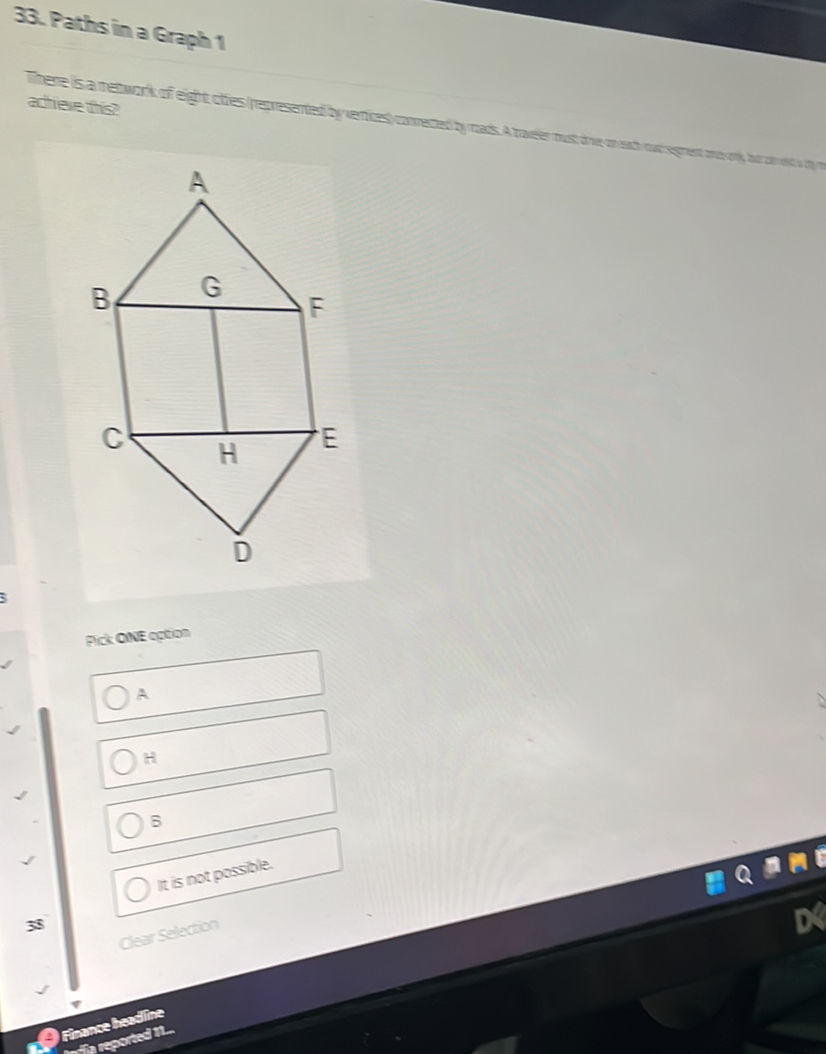 33. Paths in a Graph 1 There is a network | StudyX