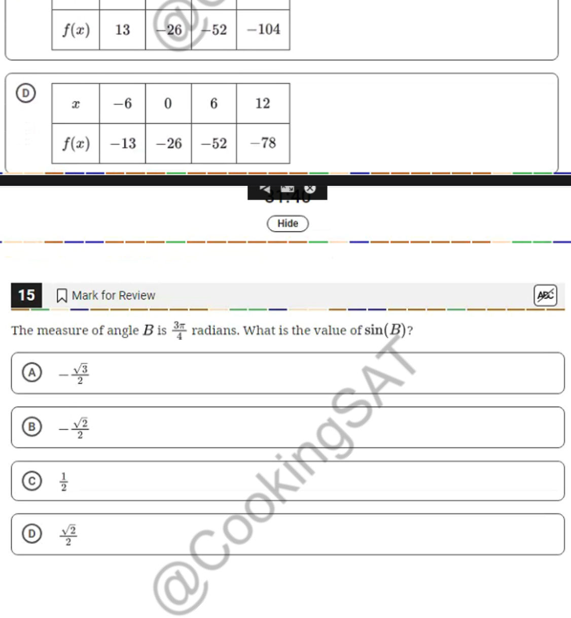The measure of angle $B$ is $ {3 }{4}$ | StudyX