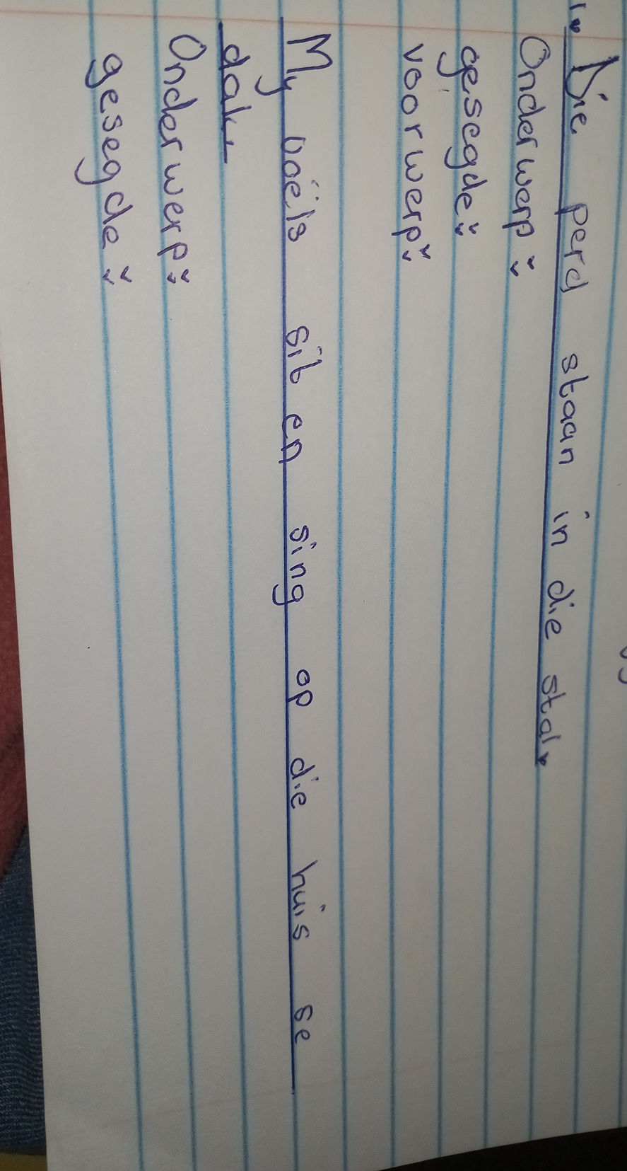 Die perd staan in die stal Onderwerp: | StudyX