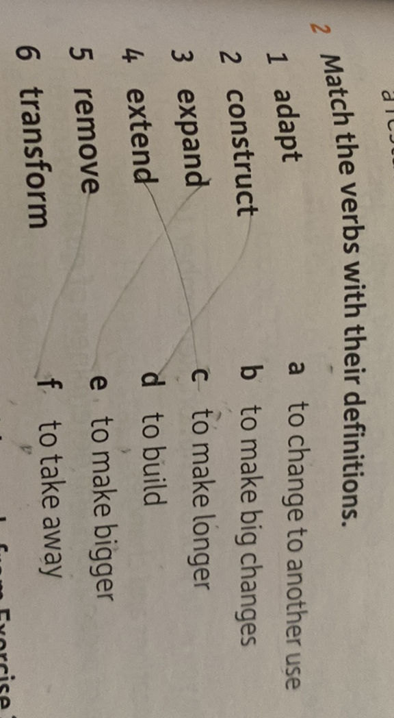 2 Match the verbs with their definitions. 1 | StudyX