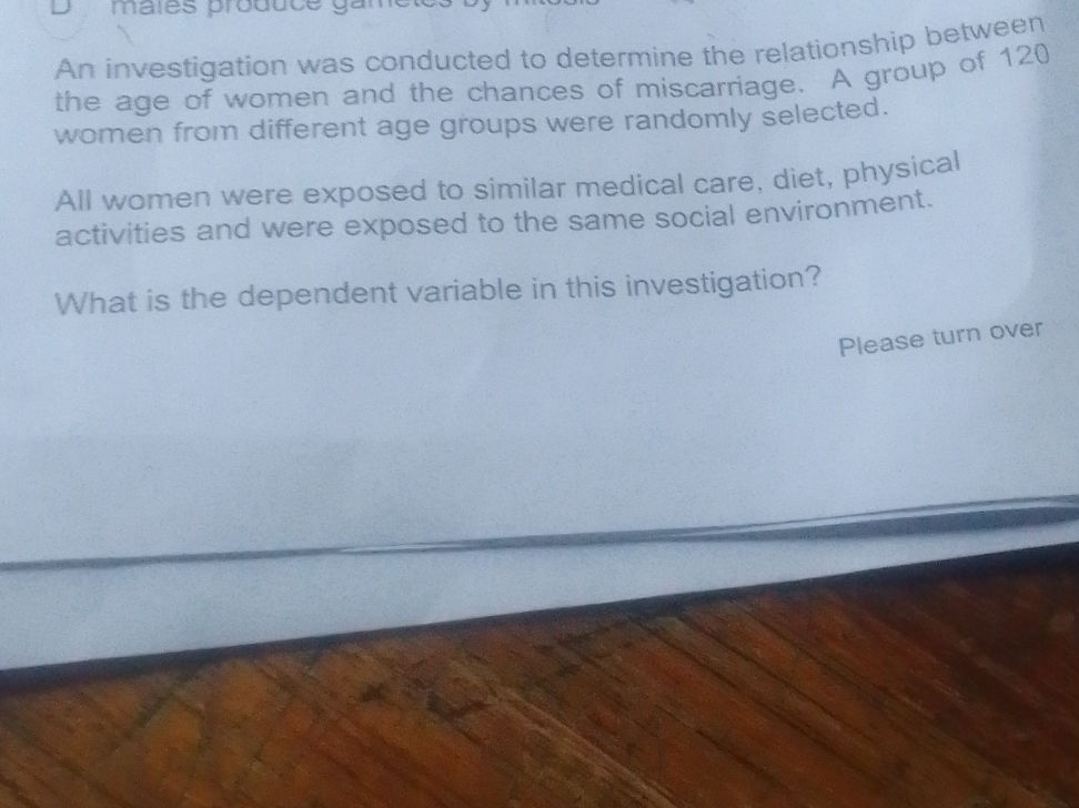 An investigation was conducted to determine | StudyX