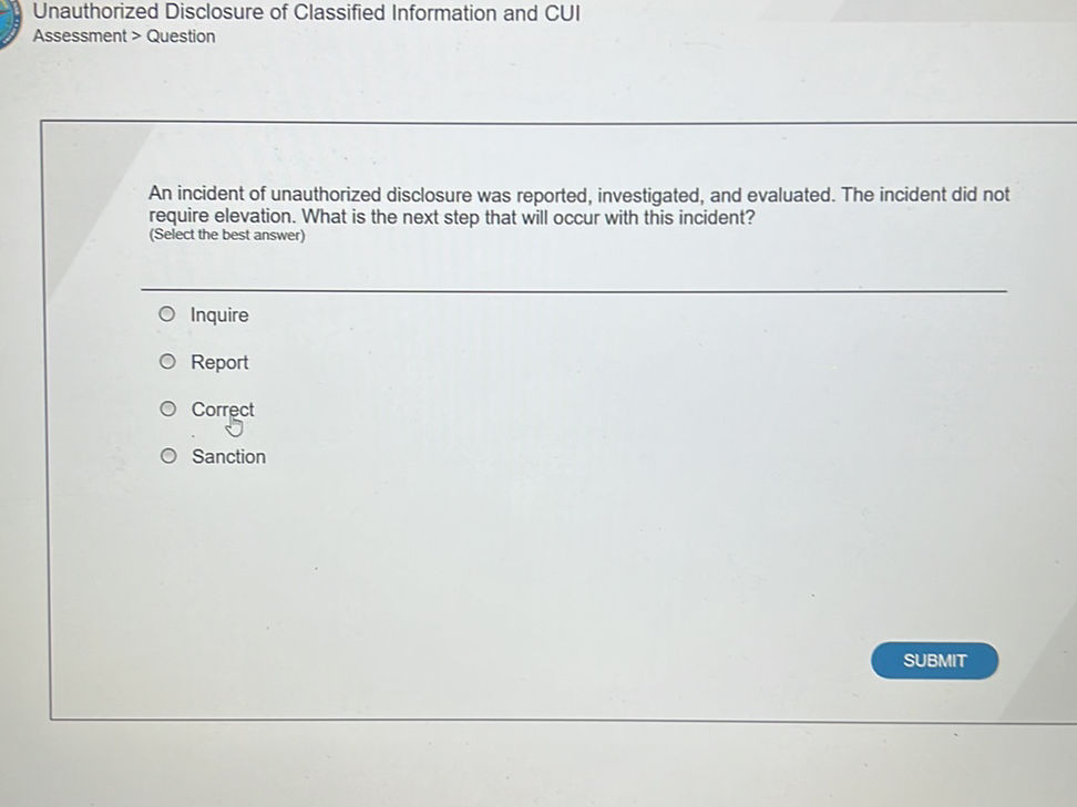 Unauthorized Disclosure of Classified | StudyX