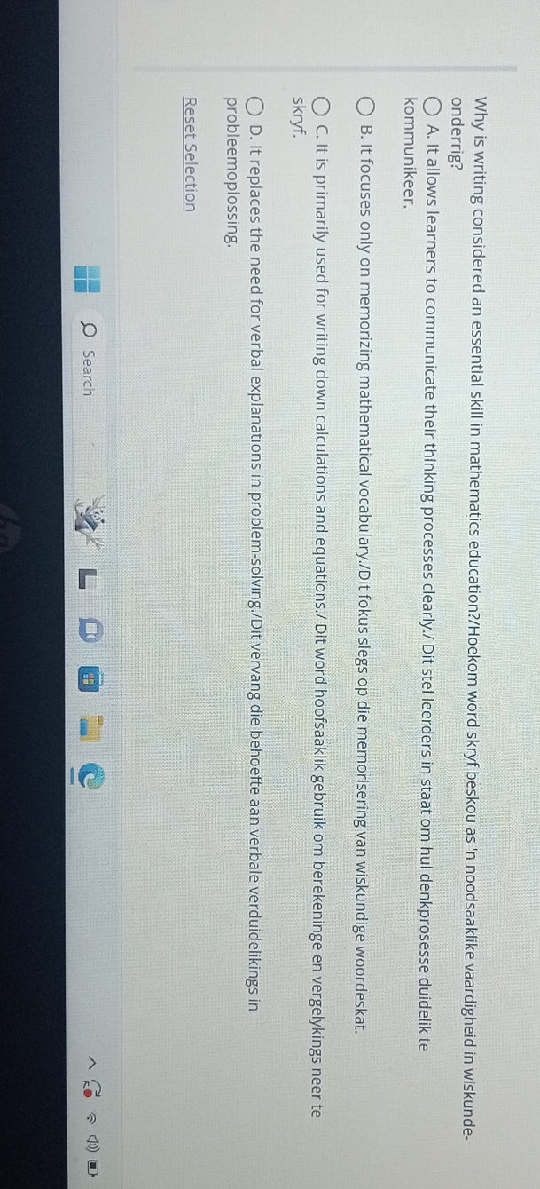 Why is writing considered an essential skill | StudyX