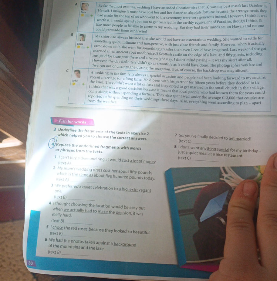 4 Replace the underlined fragments with | StudyX