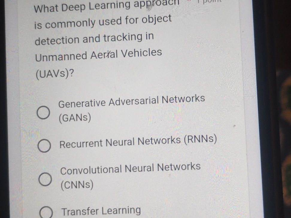What Deep Learning approach is commonly used | StudyX