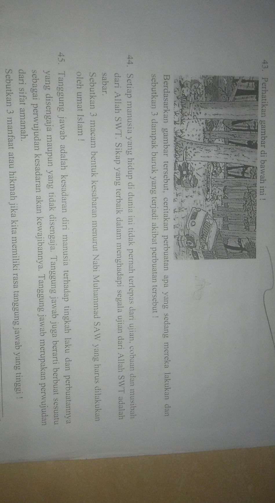 43. Perhatikan gambar di bawah ini ! | StudyX