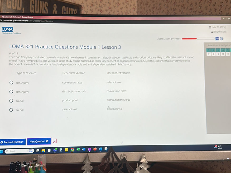 The Triad Company conducted research to | StudyX