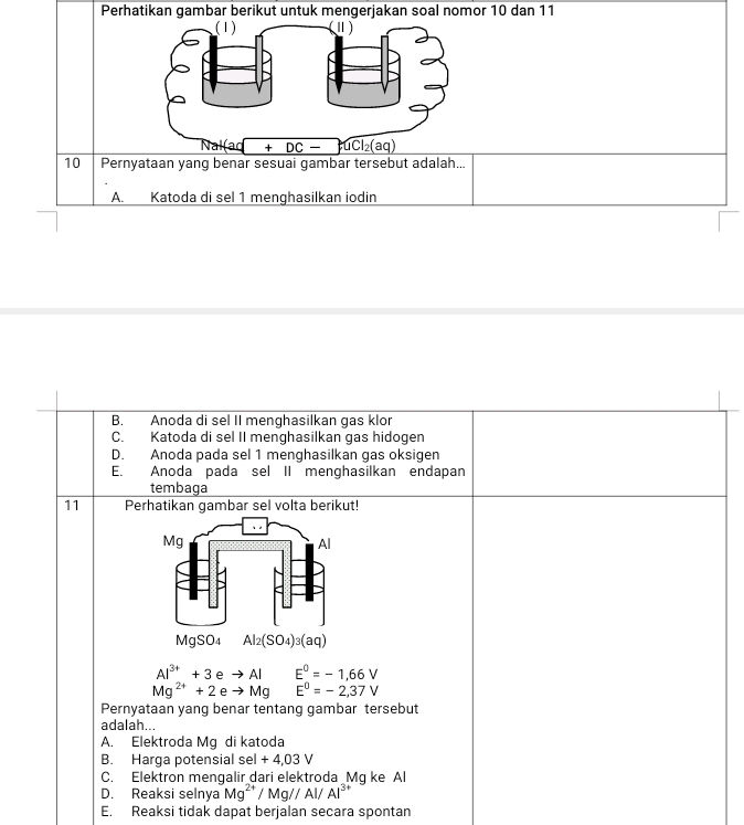 10. Perhatikan gambar berikut untuk | StudyX