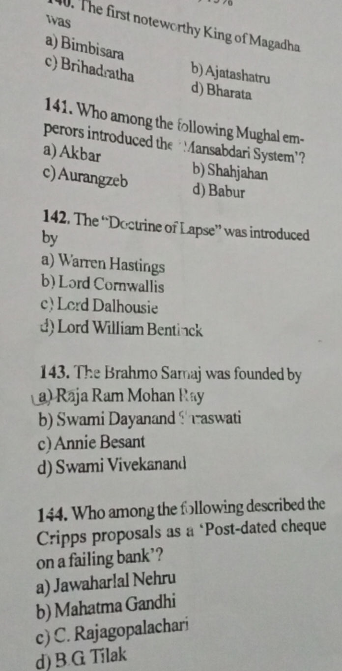 140. The first noteworthy King of Magadha | StudyX