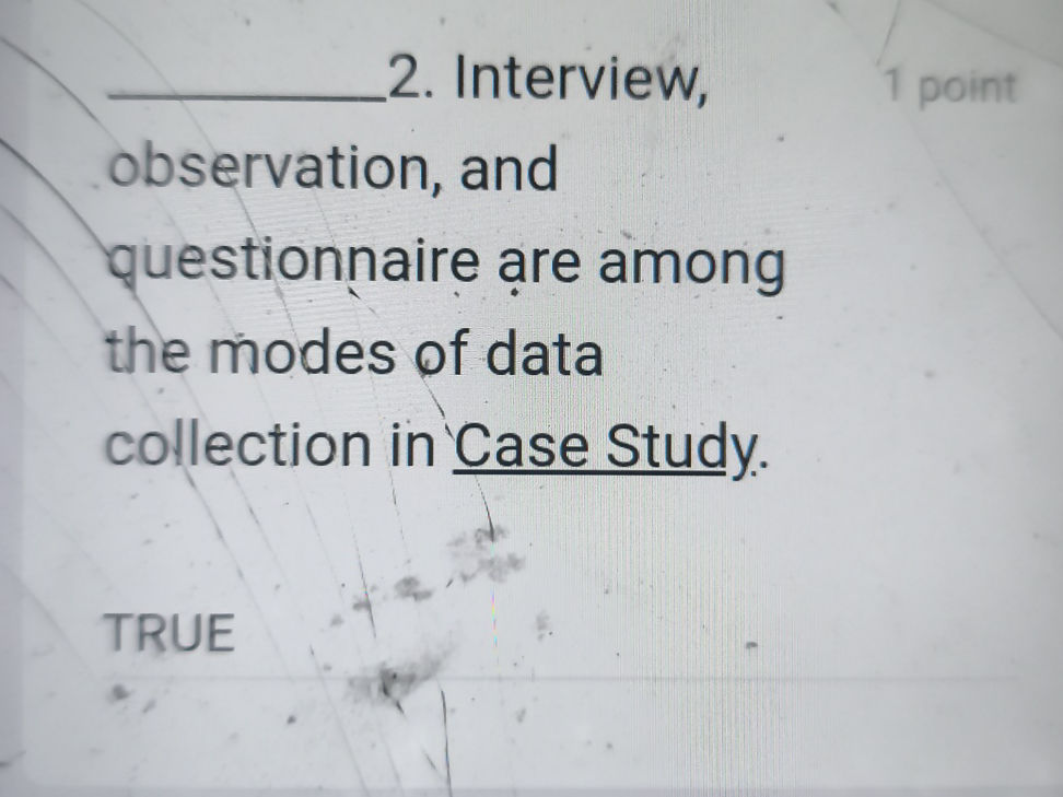 2. Interview, observation, and questionnaire | StudyX