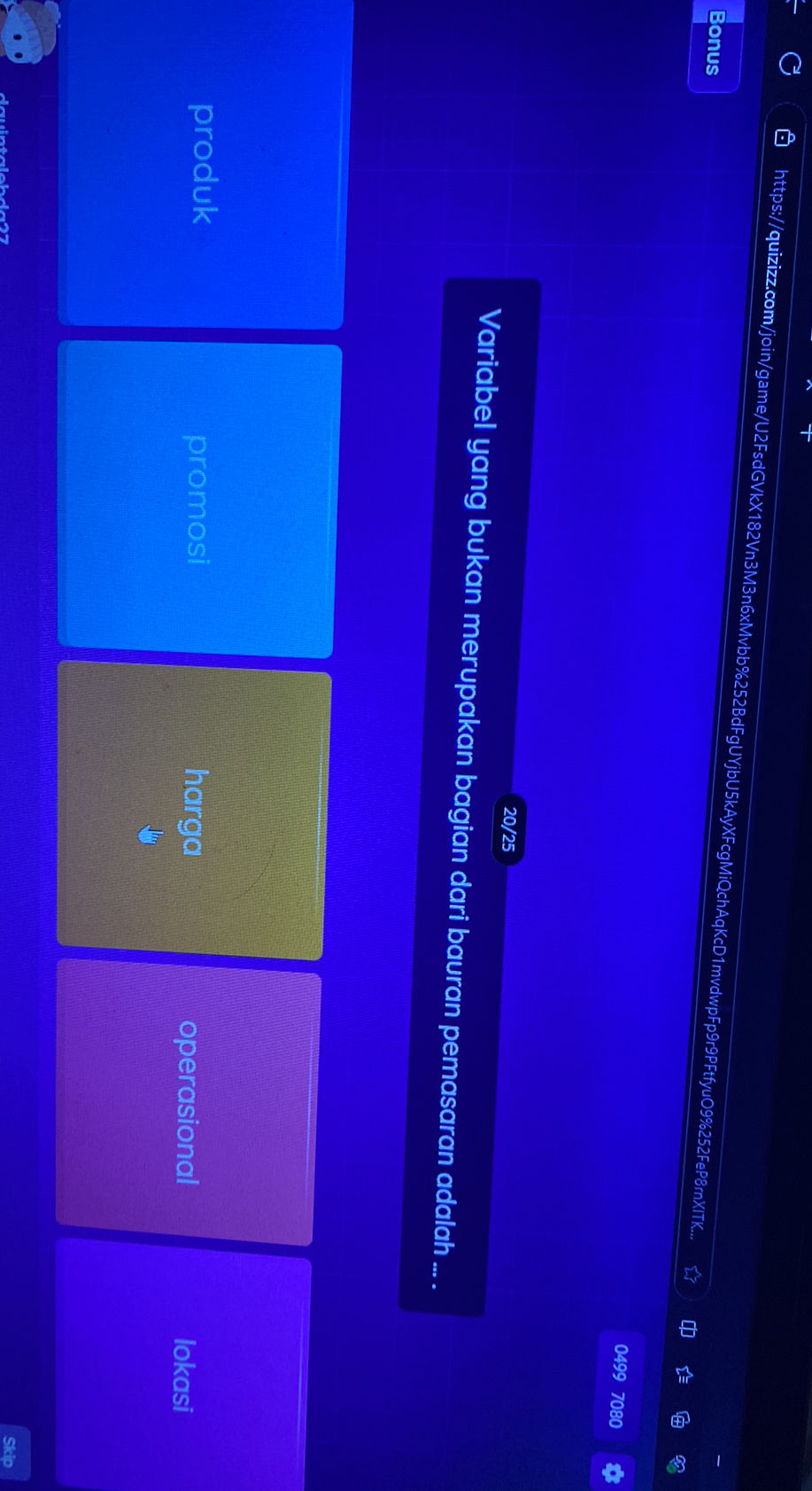 Variabel yang bukan merupakan bagian dari | StudyX