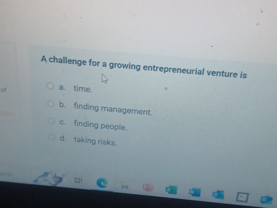 A challenge for a growing entrepreneurial | StudyX