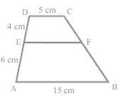 The image shows a trapezoid ABCD with the | StudyX