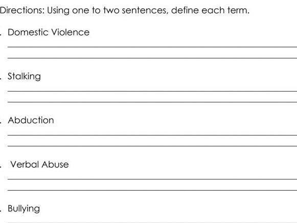 Directions: Using one to two sentences, | StudyX