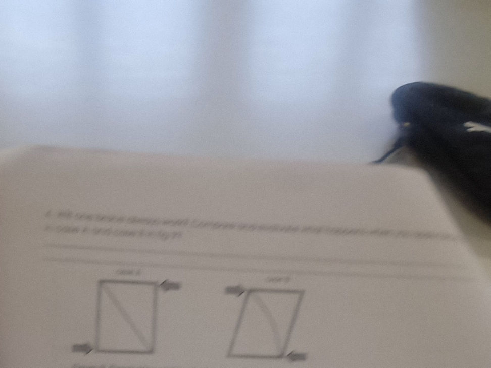 4. Will the brace element compress or | StudyX