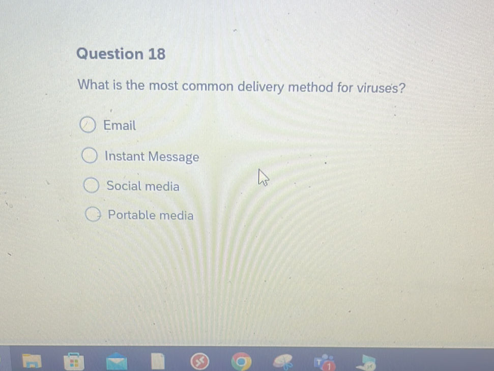 Question 18 What is the most common | StudyX