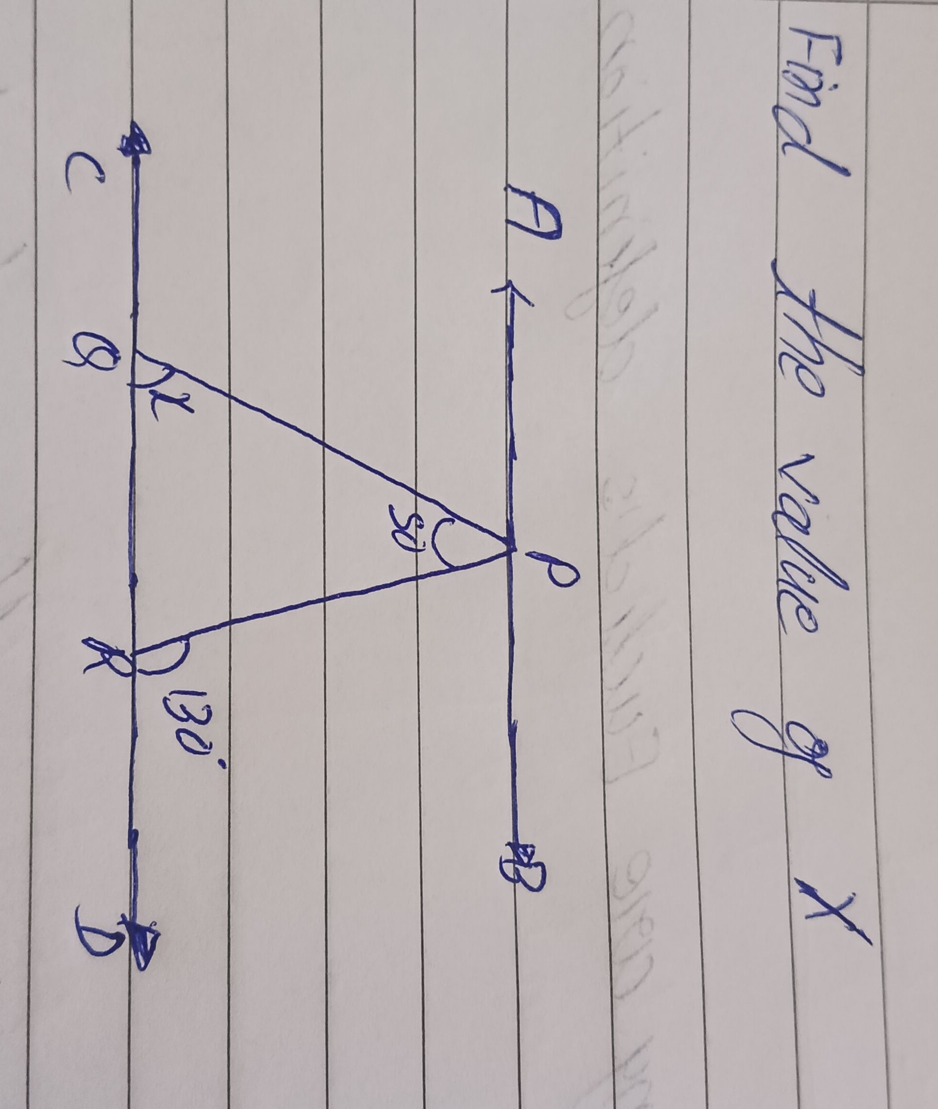 Find the value of $x$. [Diagram of | StudyX
