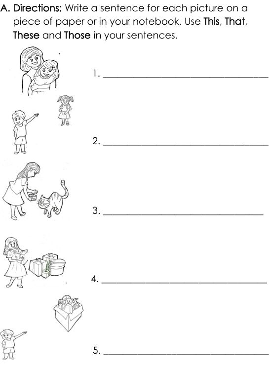 A. Directions: Write a sentence for each | StudyX
