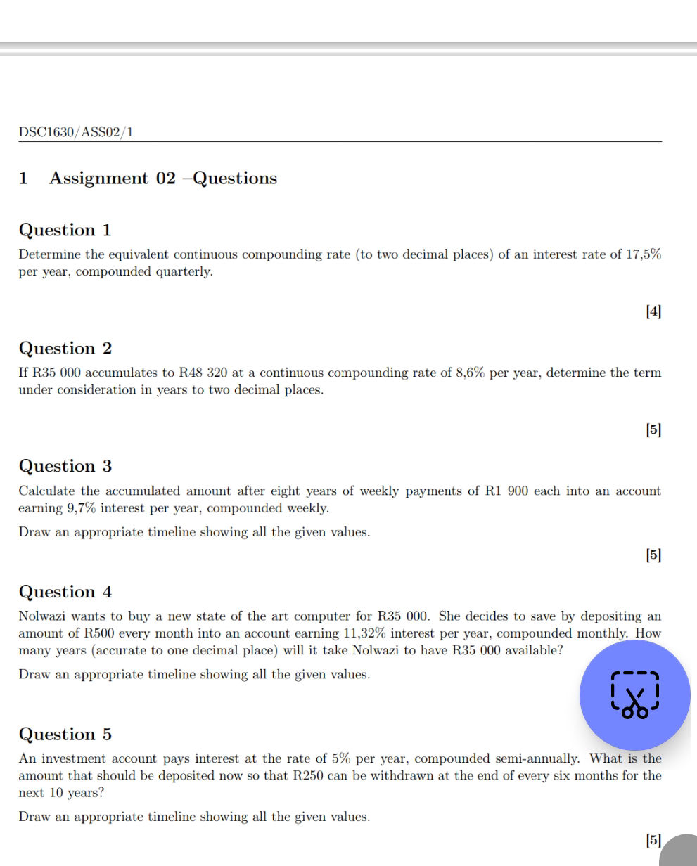 1 Assignment 02 - Questions Question 1 | StudyX
