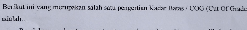 Berikut ini yang merupakan salah satu | StudyX