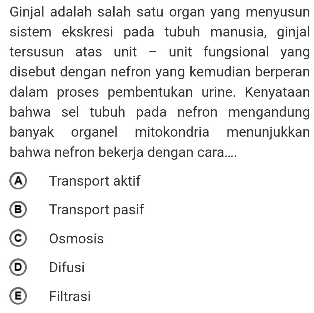 Ginjal adalah salah satu organ yang menyusun | StudyX