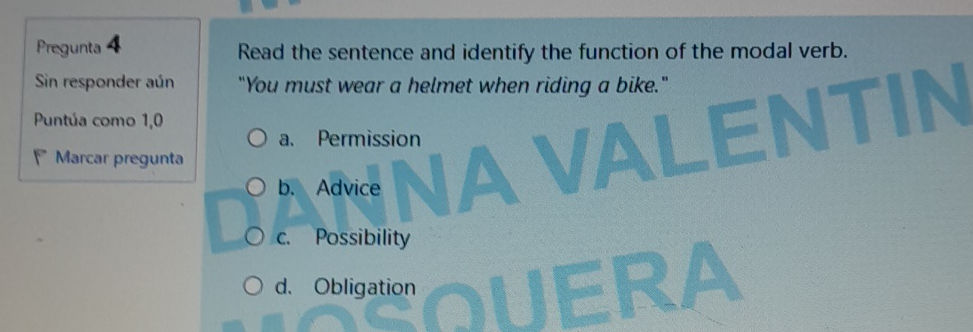 Read the sentence and identify the function | StudyX