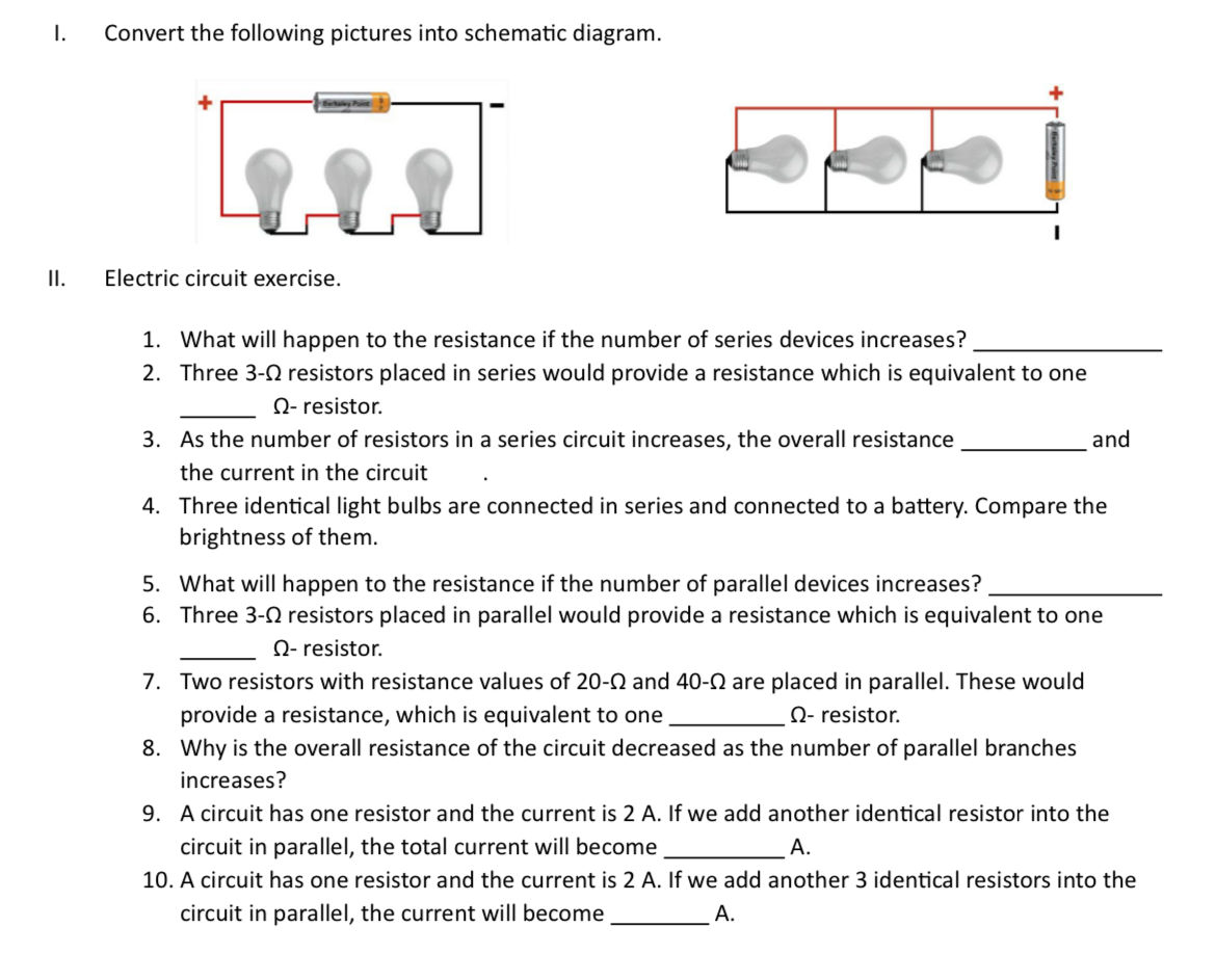 I. Convert the following pictures into | StudyX