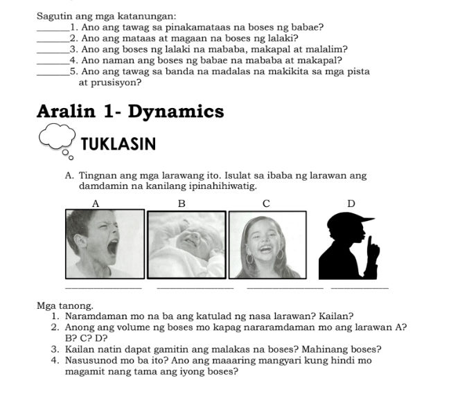 Sagutin ang mga katanungan: 1. Ano ang | StudyX