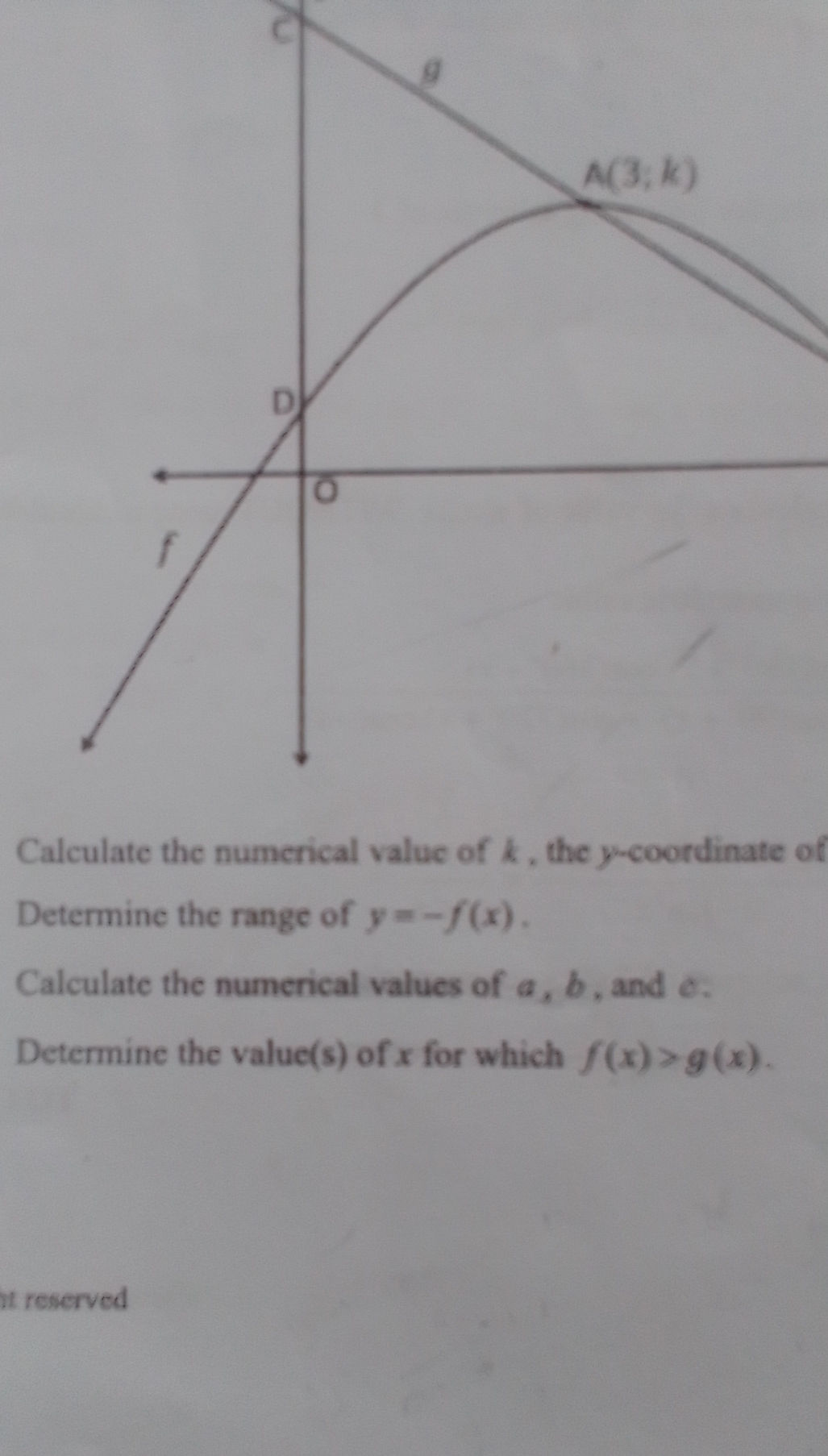 Calculate the numerical value of $k$, the | StudyX