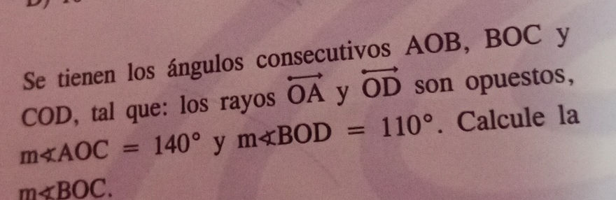 Se Tienen Los ángulos Consecutivos Aob Boc Studyx