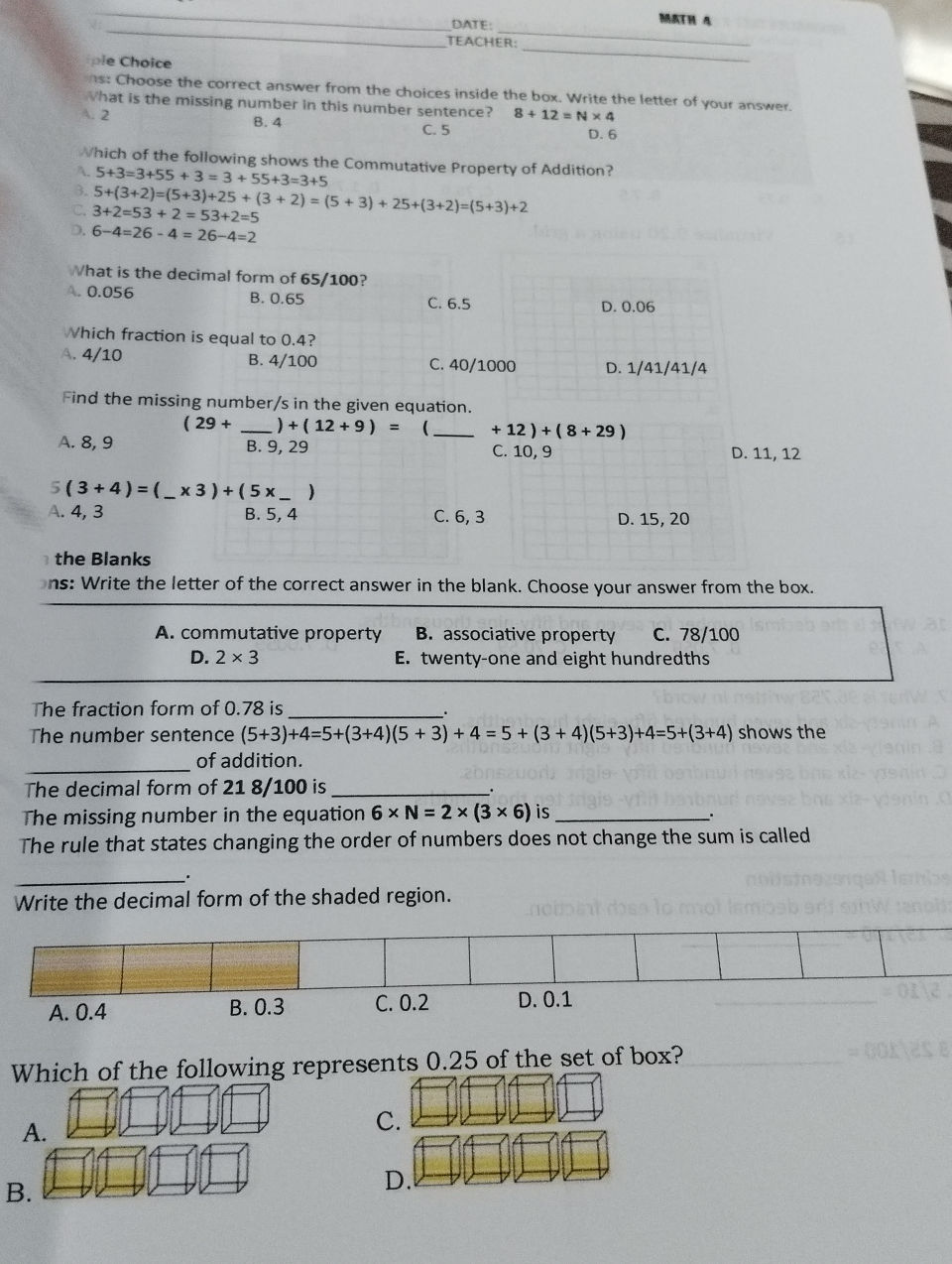 Multiple Choice Instructions: Choose the | StudyX
