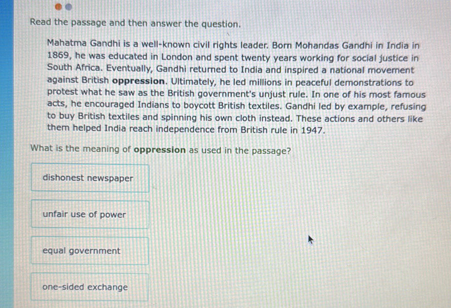 Read the passage and then answer the | StudyX