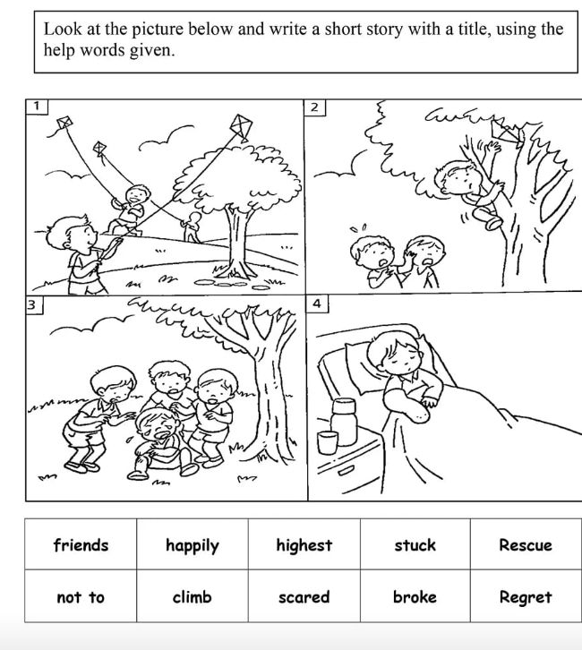Look at the picture below and write a short | StudyX