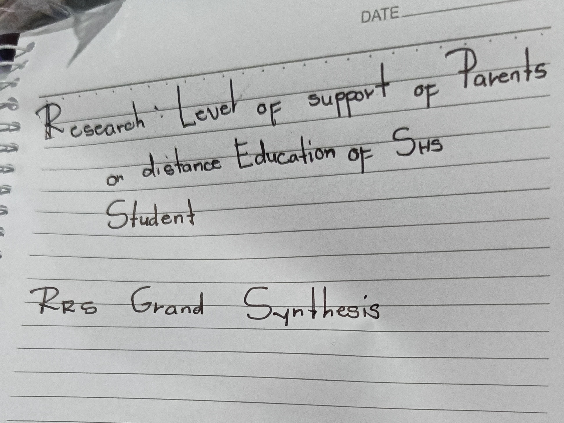 Research: Level of support of Parents on | StudyX