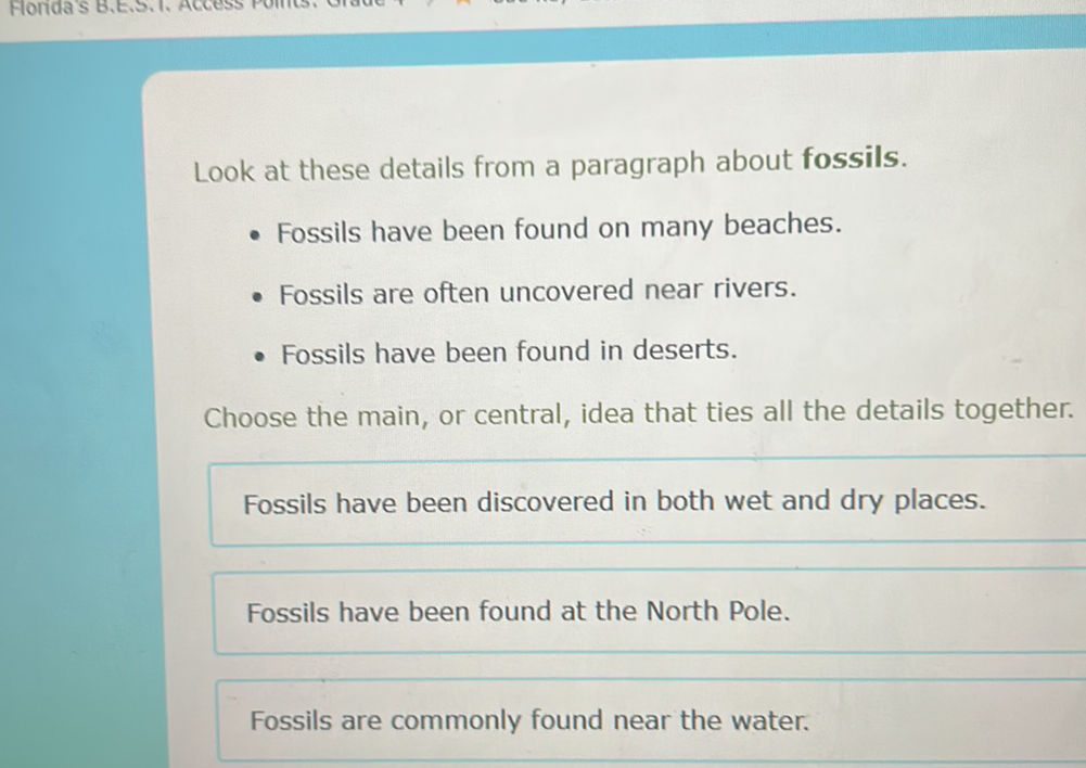 Look at these details from a paragraph about | StudyX