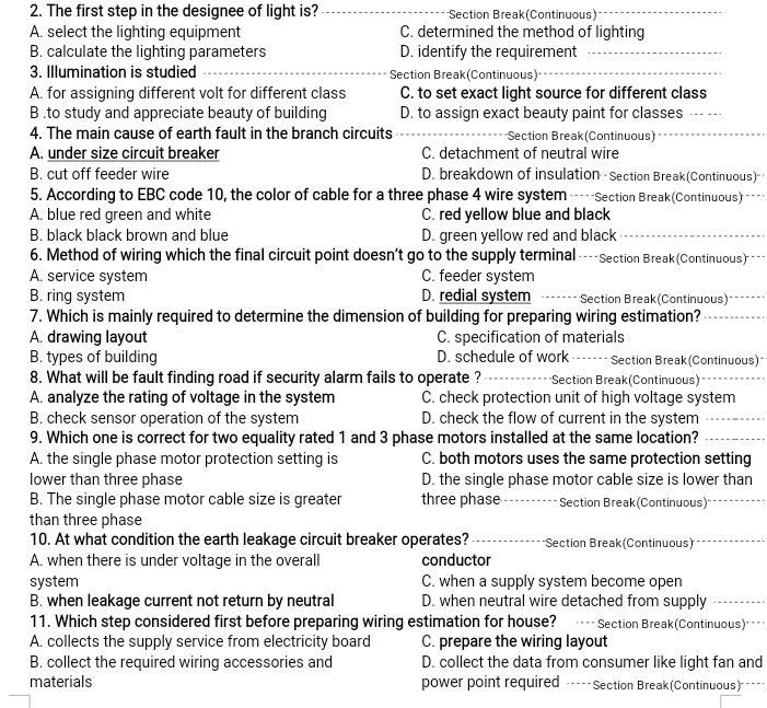 2. The first step in the designee of light | StudyX