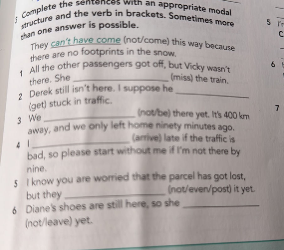 Complete the sentences with an appropriate | StudyX