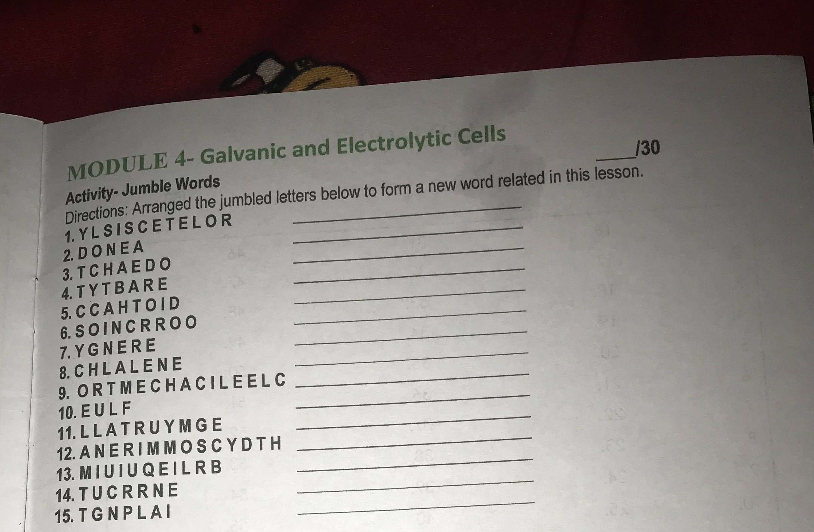 MODULE 4- Galvanic and Electrolytic Cells | StudyX