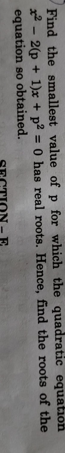 Find the smallest value of p for which the | StudyX