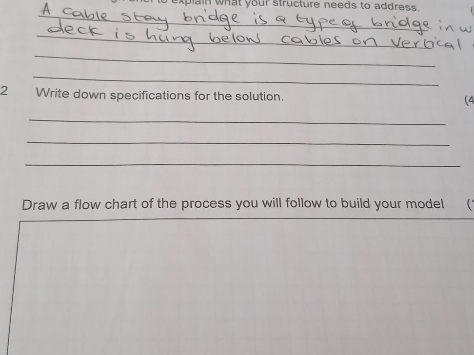Write down specifications for the solution. | StudyX