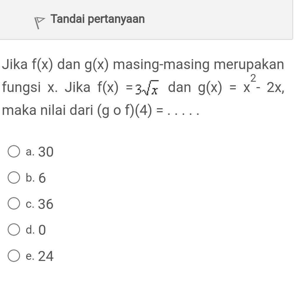 Jika f(x) dan g(x) masing-masing merupakan | StudyX