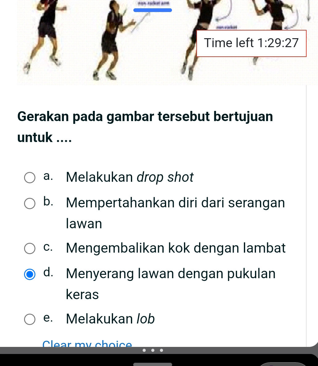 Gerakan pada gambar tersebut bertujuan untuk | StudyX