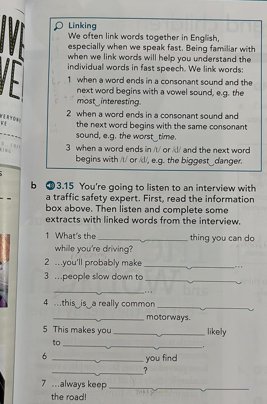 Linking We often link words together in | StudyX