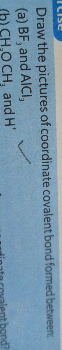 Draw the pictures of coordinate covalent | StudyX