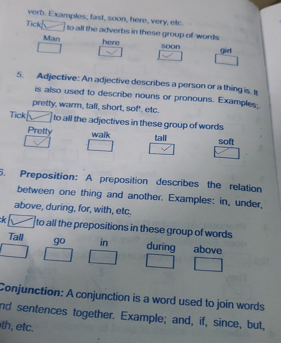 verb. Examples: fast, soon, here, very, etc. | StudyX