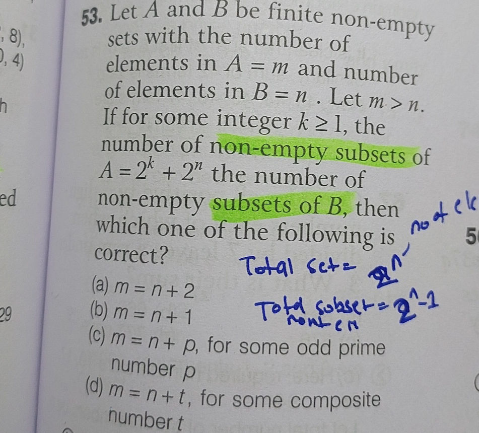 53. Let $A$ and $B$ be finite non-empty sets | StudyX