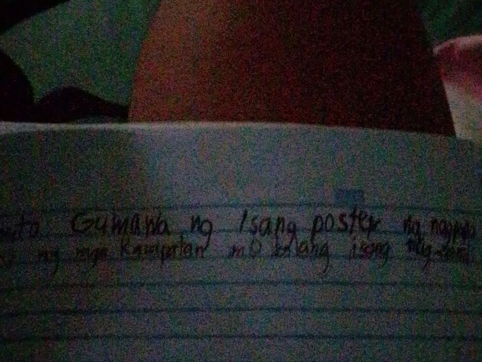 Gumawa ng isang poster na nagpapakita ng mga | StudyX