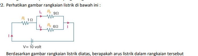 22. Perhatikan gambar rangkaian listrik di | StudyX