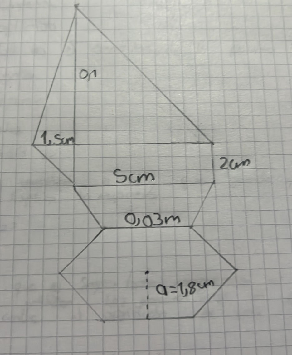 The image shows a composite shape made up of | StudyX