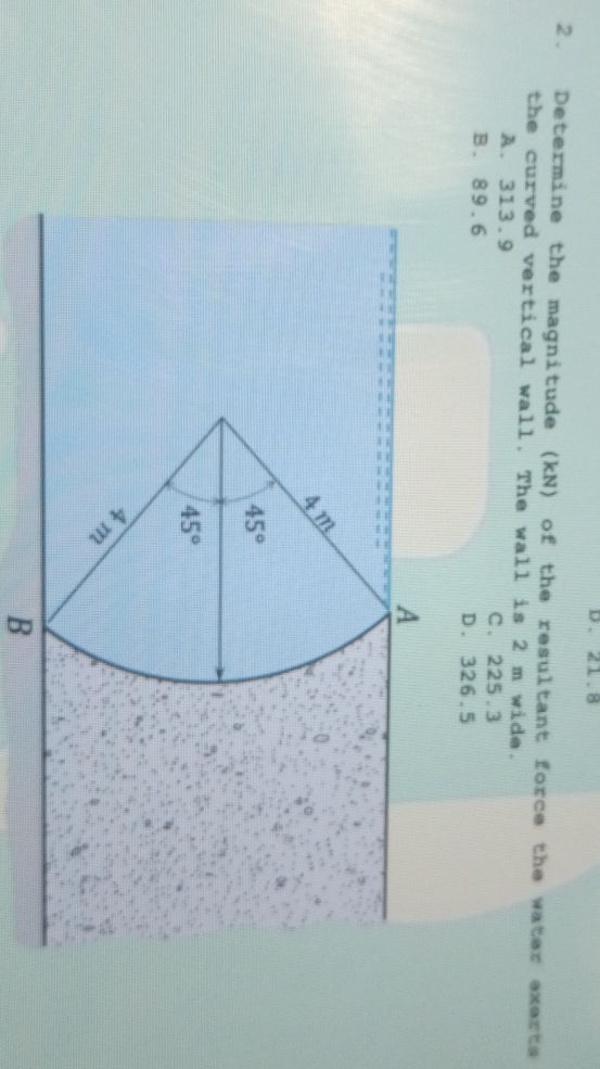 2. Determine the magnitude (kN) of the | StudyX